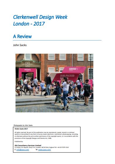CDW AND NEOCON - MAY 2017 - AN ILLUSTRATED REVIEW - JSA Consultancy